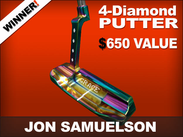 CONTEST WINNER! – (4 Diamond Putter Giveaway!) $650 VALUE