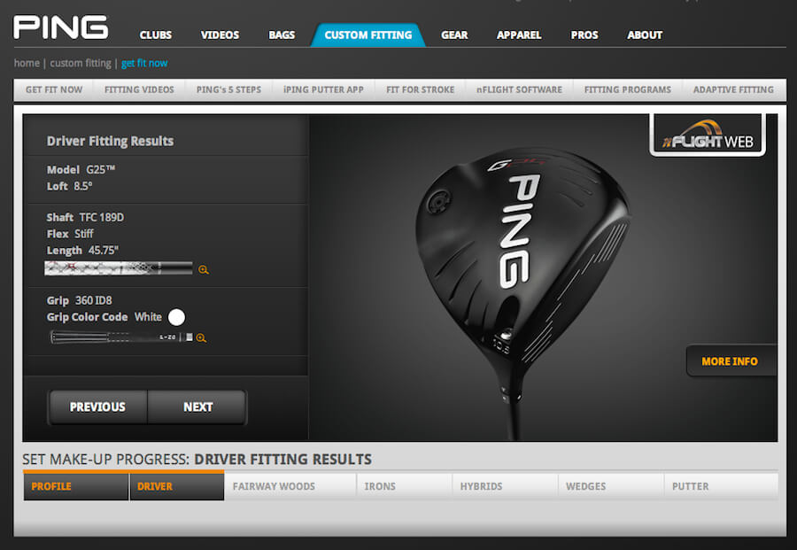 PING nFlight Fitting - Giveaway