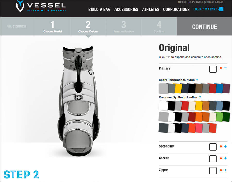 Vessel Custom Golf Bags