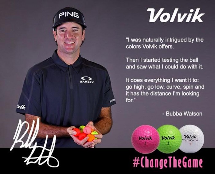 Bubba Gets His Pink On with Volvik | MyGolfSpy