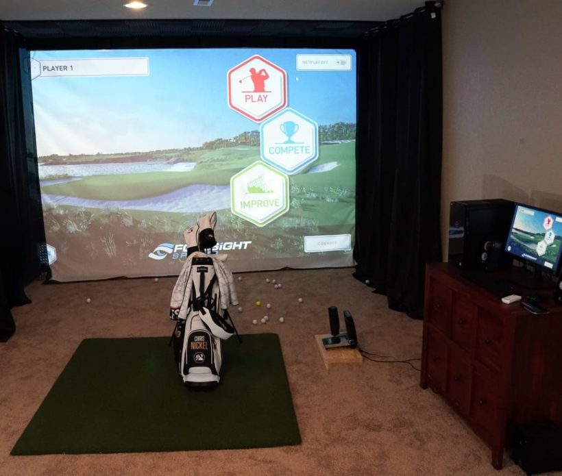 A Golfer's Guide for a DIY Golf Simulator for Home | Mygolfspy