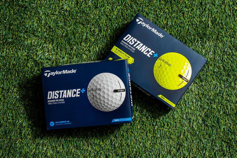 TaylorMade Distance+ Alignment Golf Ball | MyGolfSpy