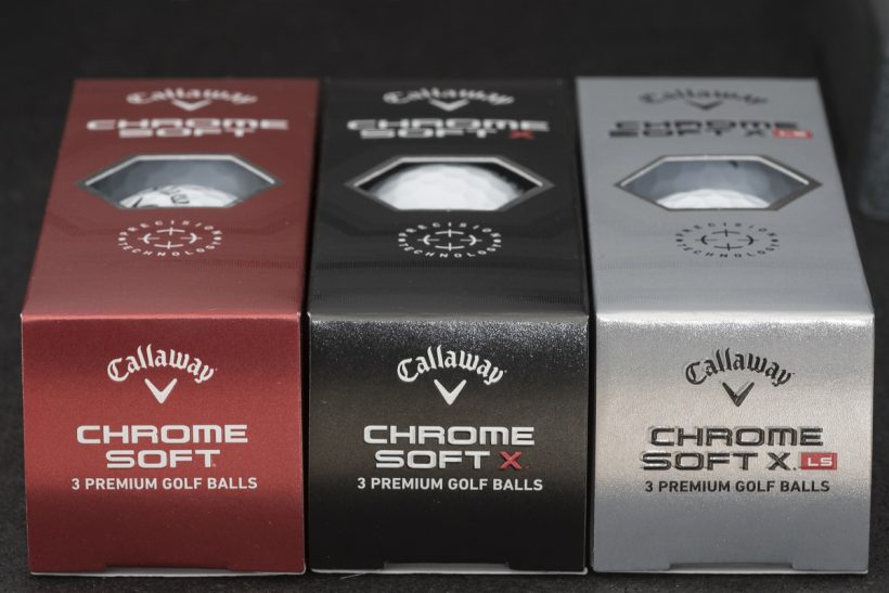 Callaway Chrome Soft, Chrome Soft X and Chrome Soft X LS Golf Balls ...