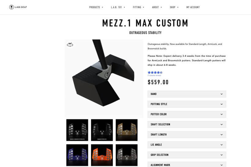 L.A.B. Golf's MEZZ.1 and MEZZ.1 MAX Putter Customizer Review | MyGolfSpy