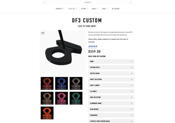 We Tried It: L.A.B. Golf DF3 Custom Designer | MyGolfSpy