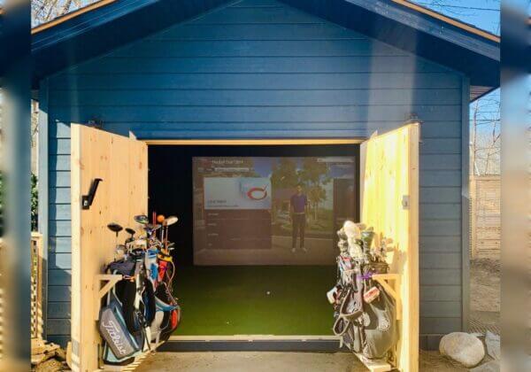 DIY: SIMULATOR AND HITTING AREA BUILDS | MyGolfSpy