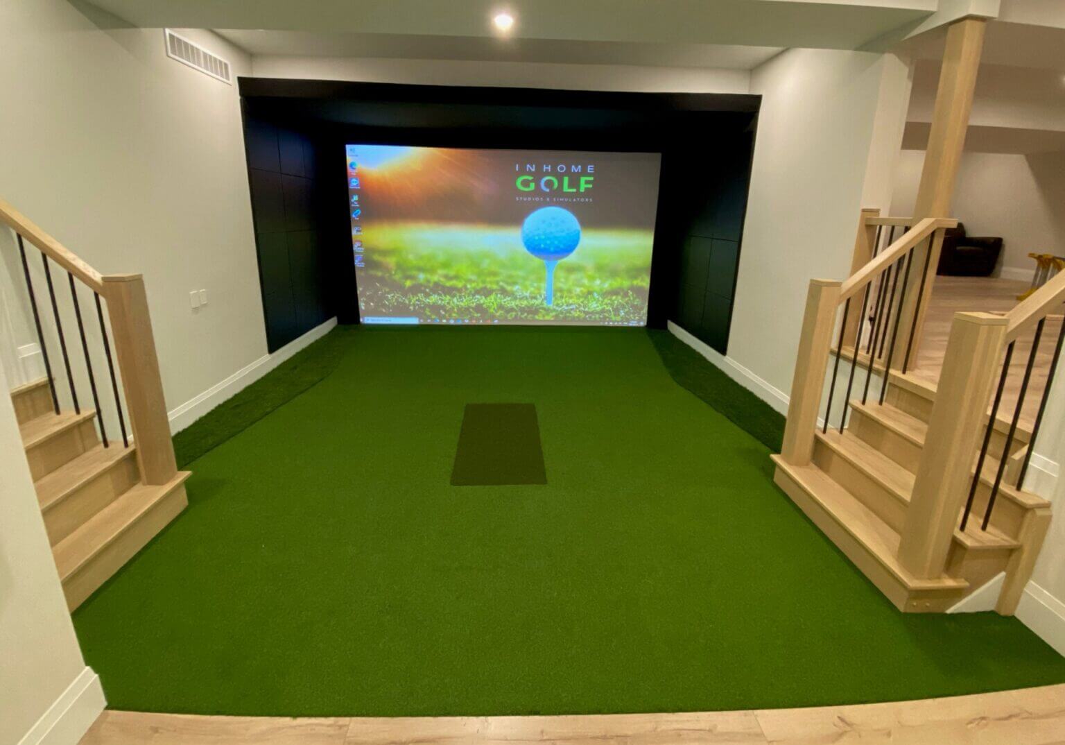 Built-In Home Golf Simulators: For the Mansion Owner In All of Us ...