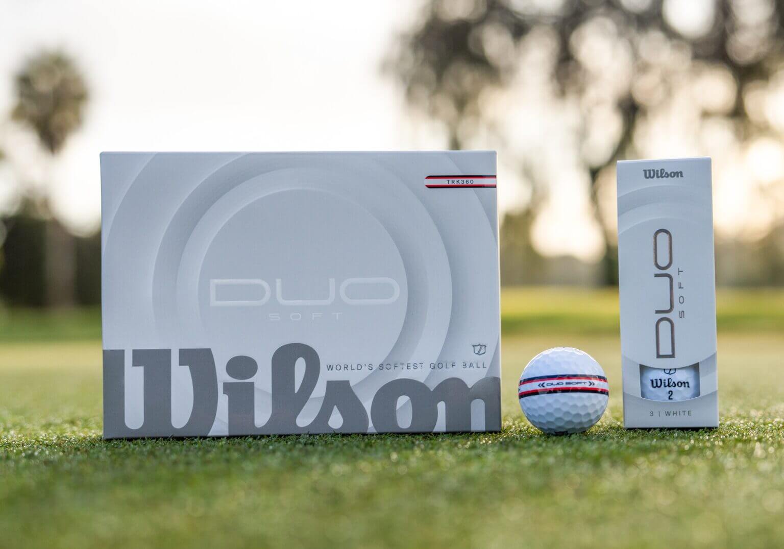 Wilson DUO Soft Gets TRK 360 Stripe Show | MyGolfSpy