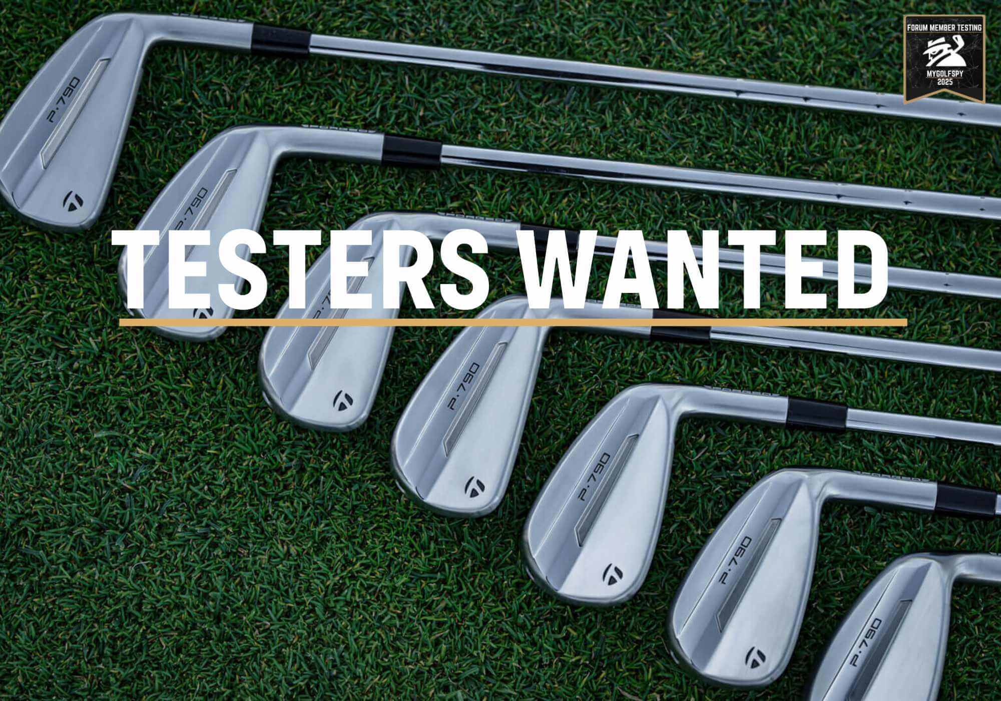 Testers Wanted: TaylorMade P-790 Irons | MyGolfSpy