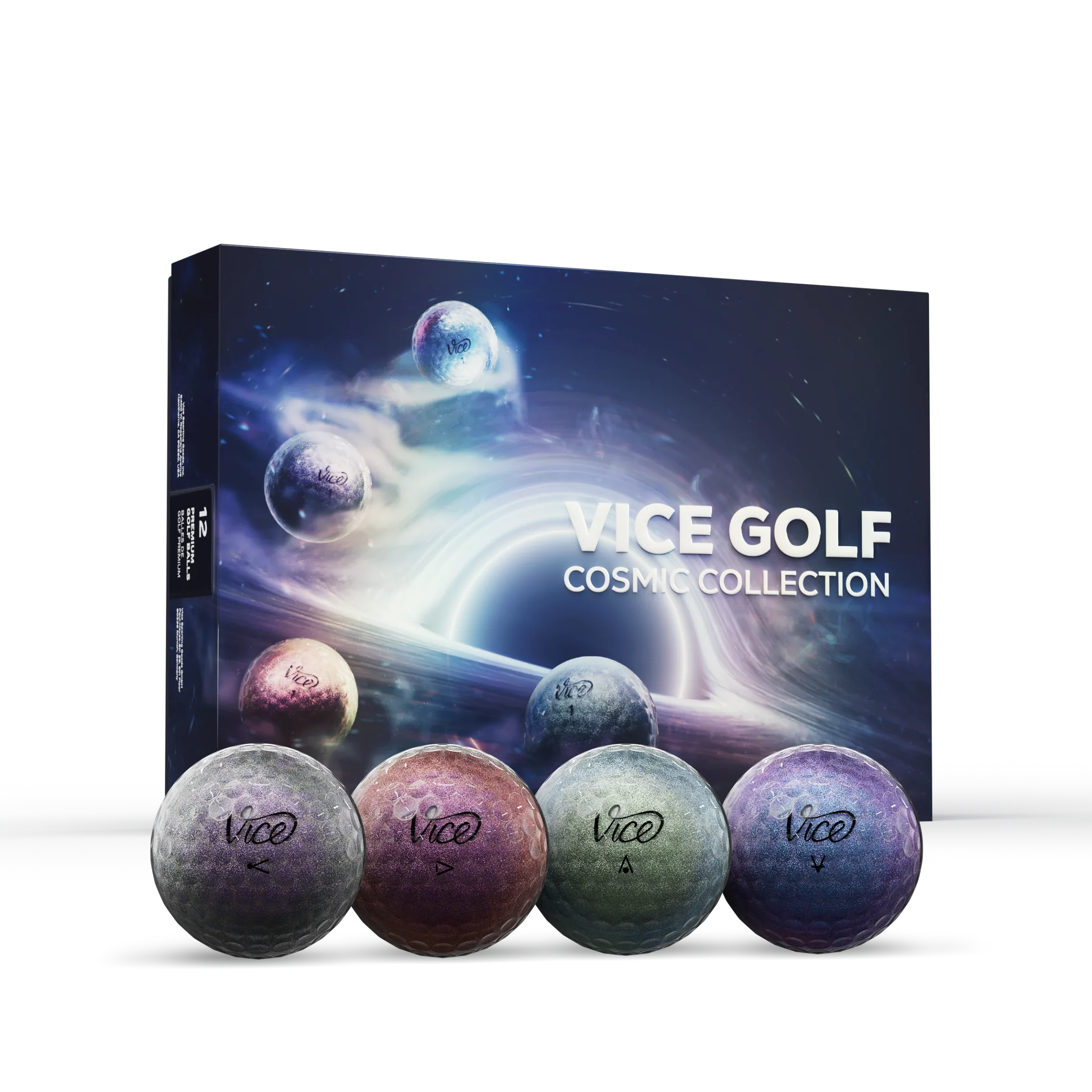 Translucent Urethane? Vice Golf Drops Pro Cosmic Collection Golf Balls ...