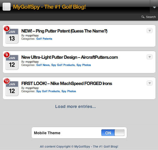 MyGolfSpy - Now Available on iPhone!