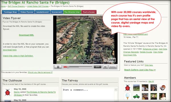 Stracka.com - Calculate Handicap at Stracka